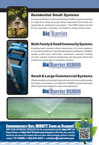 BioBarrier Membrane Bioreactor brochure | PDF | Biotech and Biomedical ...