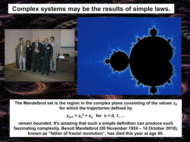 Fractal Mind: from simple rule to complex phenomena | PPT
