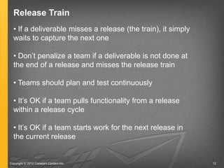 Building The Agile Enterprise - LSSC '12 | PPT