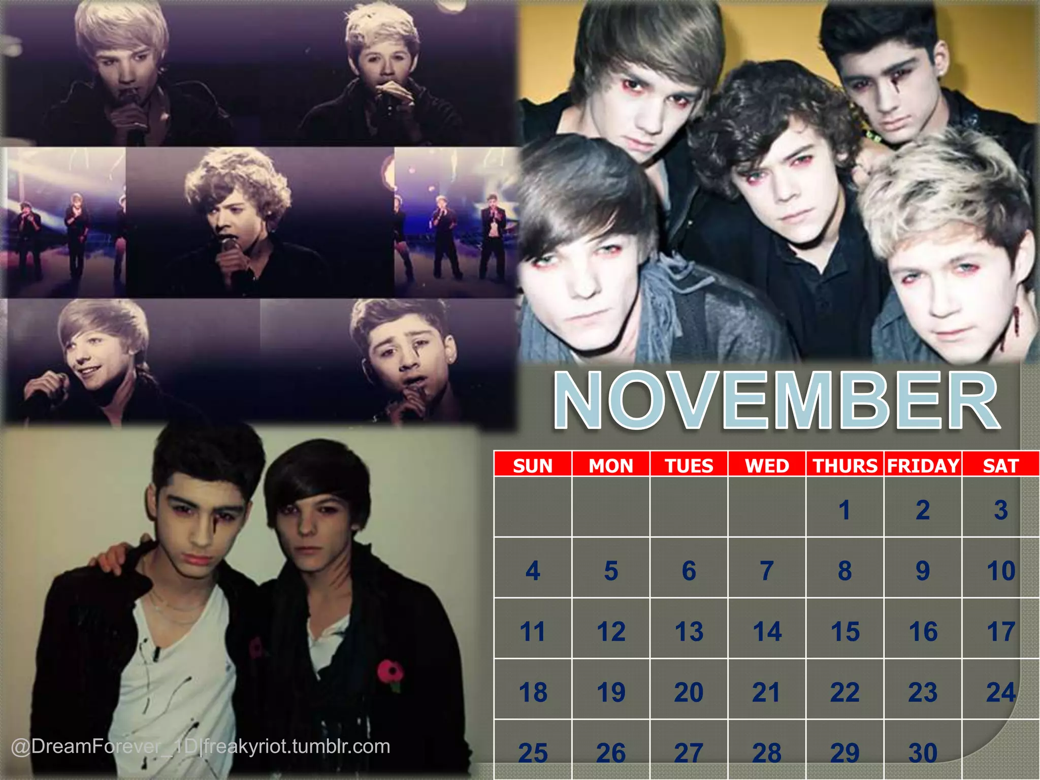 ONE DIRECTION 2012 CALENDAR with nice quality 3 | PPTX