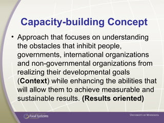 Capacity-building for One Health Approaches | PPT