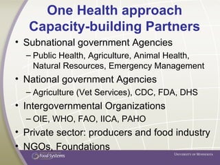 Capacity-building for One Health Approaches | PPT