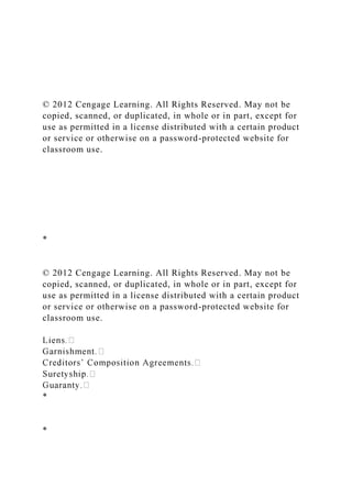 © 2012 Cengage Learning. All Rights Reserved. May not be cop.docx