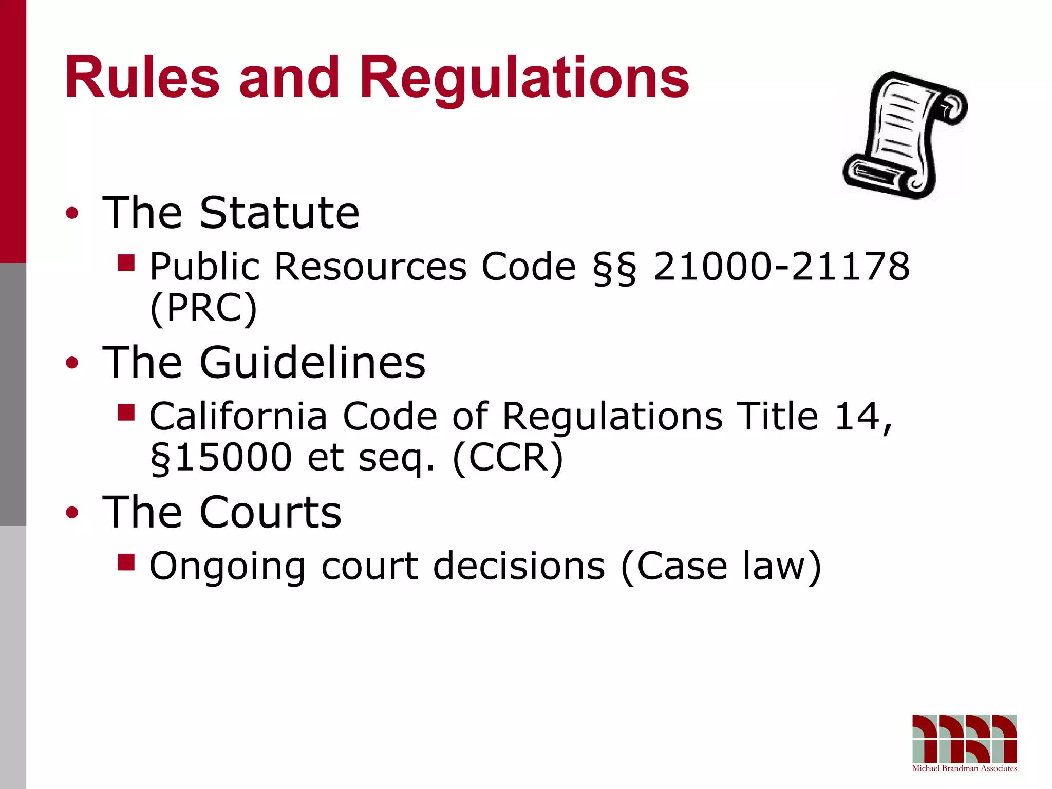 2012 ceqa presentation for ce class | PPT