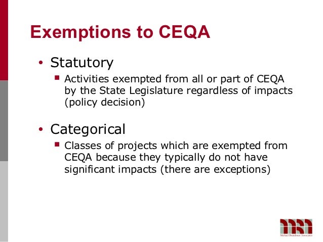 2012 ceqa presentation for ce class