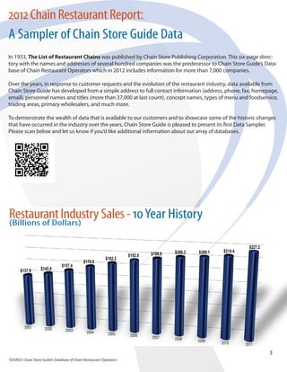 2012 Chain Restaurant Report | PDF