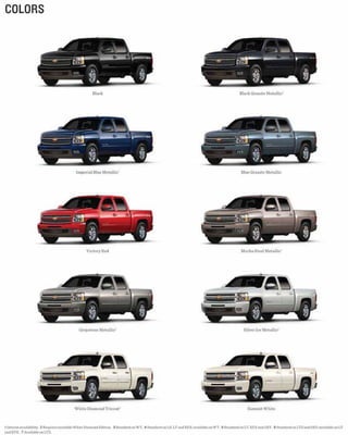 2012 Chevy Silverado 1500 Brochure Gary Lang | PDF
