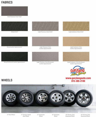 2012 Chevy Silverado 1500 Brochure Gary Lang | PDF
