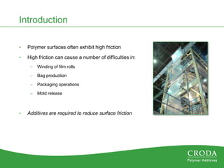 2012_Crodamide_Customer_Presentation.pptx | Chemistry | Science