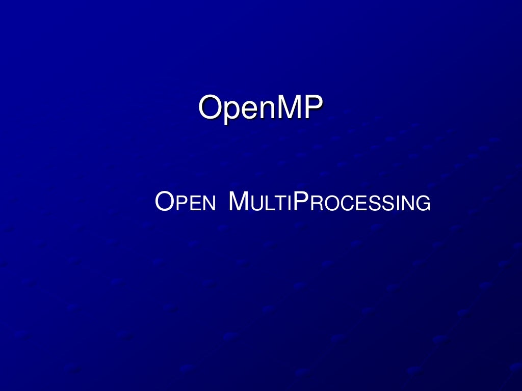 Mpi N Openmp