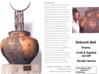 2012 deborah bell craft & applied arts - slides | PPT