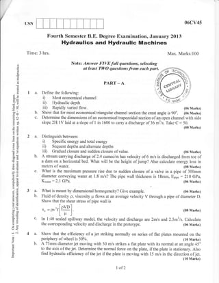 4th semester Civil Engineering (2012-December) Question Papers | PDF