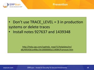 Breaking SAP portal (DeepSec) | PPT