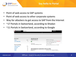 Breaking SAP portal (DeepSec) | PPT