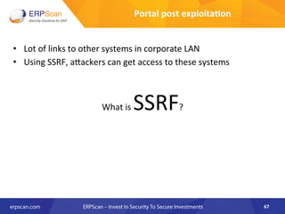 Breaking SAP portal (DeepSec) | PPT
