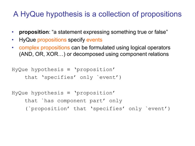 Evaluating scientific hypotheses using the SPARQL Inferencing Notation | PPT