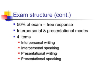 2012 french exam preview | PPT