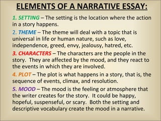 Narrative Story Examples