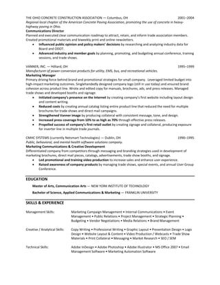 2012 Resume | PDF