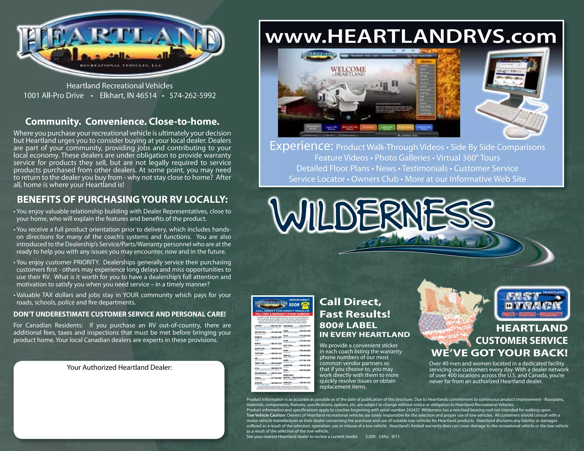 2012 Heartland Wilderness | PDF