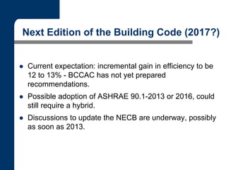 The Ins & Outs of Energy Efficiency in the Building Code | PDF