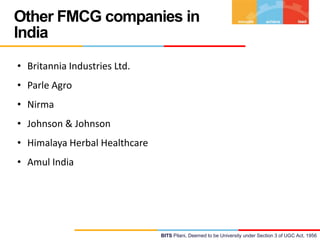FMCG: SWOT Analysis | PPTX