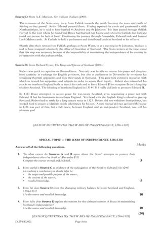 2012 higher history exam | PDF