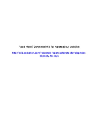 ISV report coMakeIT | PDF