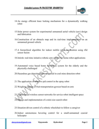 EMBEDDED ieee list | PDF