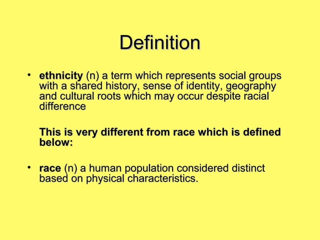 2012 intro to ethnicity | PPT