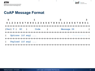 CoAP, Copper, and Embedded Web Resources | PDF