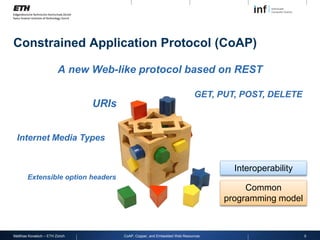 CoAP, Copper, and Embedded Web Resources | PDF