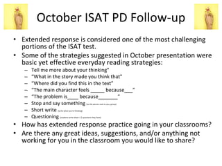 2012 isat prep pd | PPT