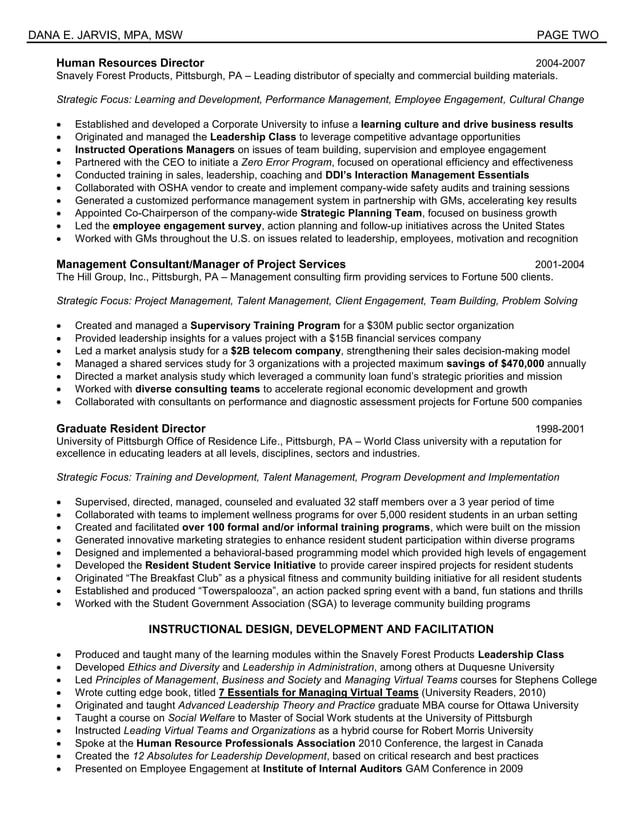 2013-Jarvis Resume-Learning & Development Leader | PDF