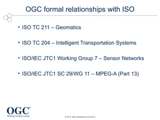 June 2012 _ OGC and ISO | PPT