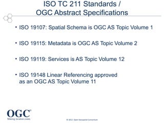 June 2012 _ OGC and ISO | PPT