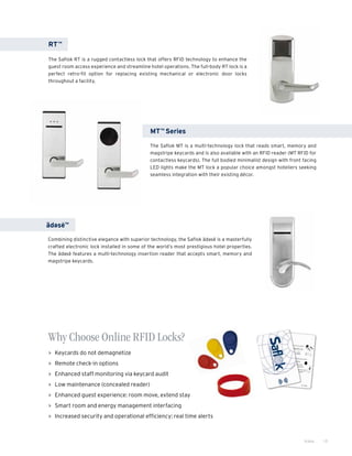 2012 Kaba Saflok Brochure | PDF