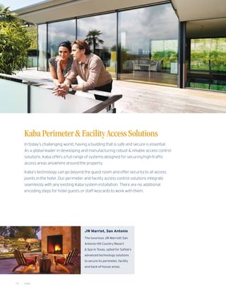 2012 Kaba Saflok Brochure | PDF