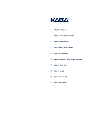 2012 Kaba Saflok Brochure | PDF