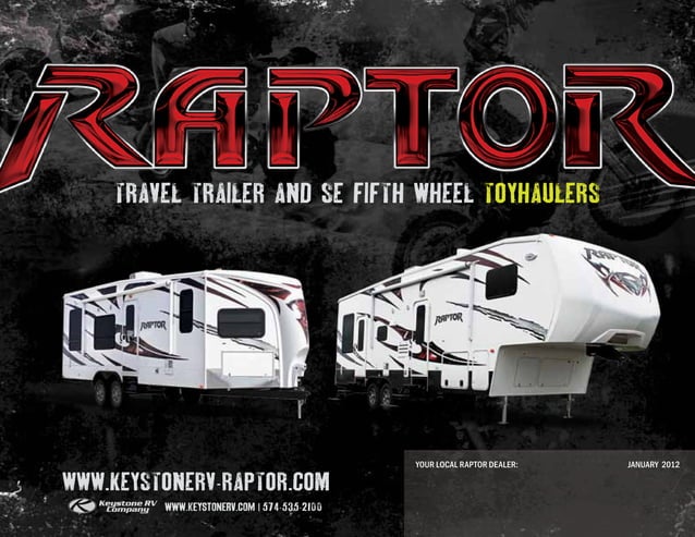 2012 Keystone Raptor Toy Haulers | PDF