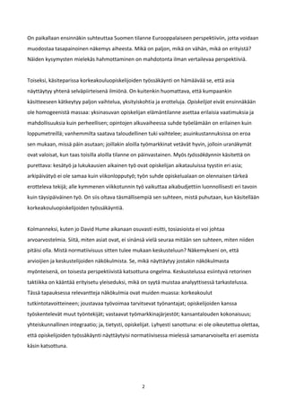 2012 korkeakouluopiskelijoiden työssäkäynti | PDF