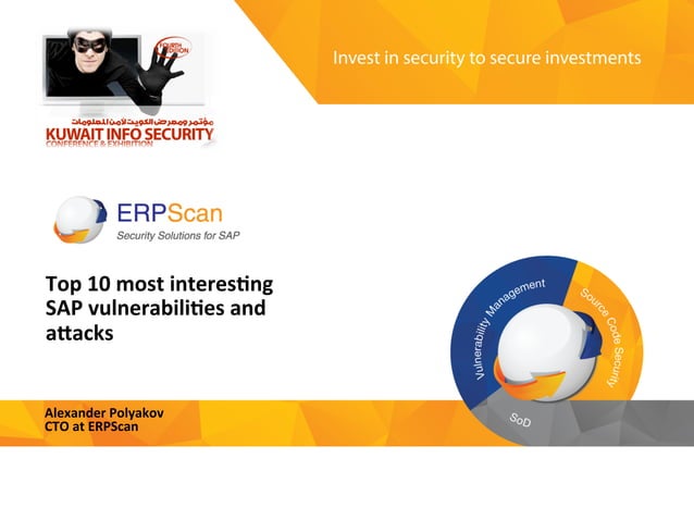 Top 10 Most Interesting Vulnerabilities And Attacks In Sap Pdf Operating Systems Computer