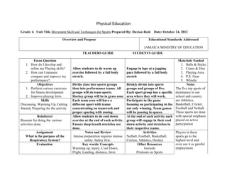 2012 lesson plan g6(october 24) | DOC