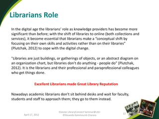 Challenges facing Academic Librarians with Examples from Lebanon | PDF