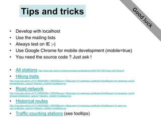 GeoAdmin API & Mobile API, 2012 | PPTX | Web Development | Internet