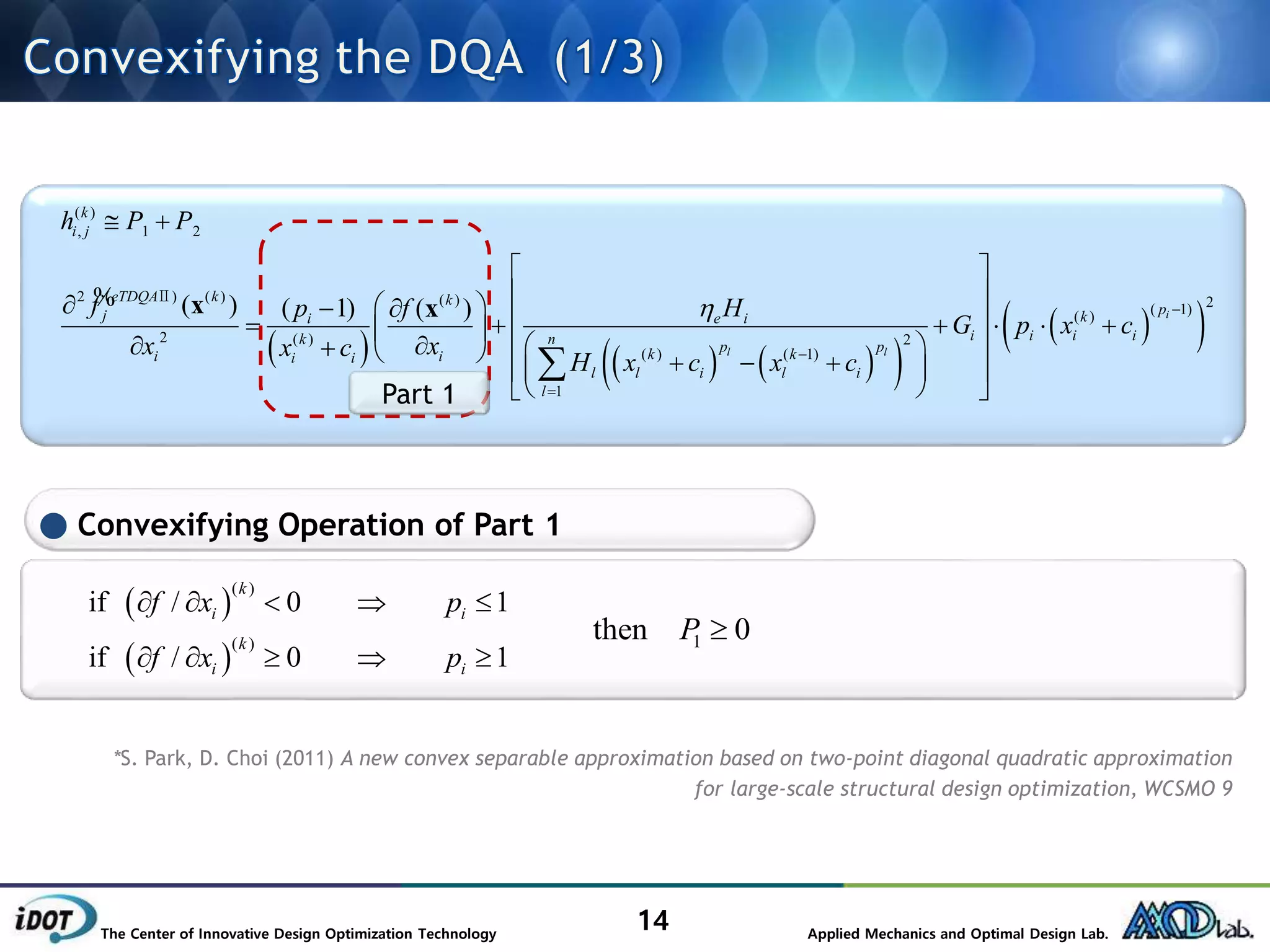 New Optimization Algorithm For Topology Optimization Pptx