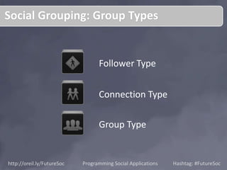 SXSWi 2012: Programming Social Applications | PPT