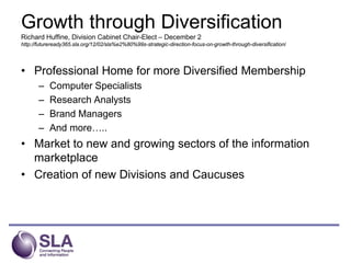 SLA's Strategic Vision (May 31, 2012) | PPT