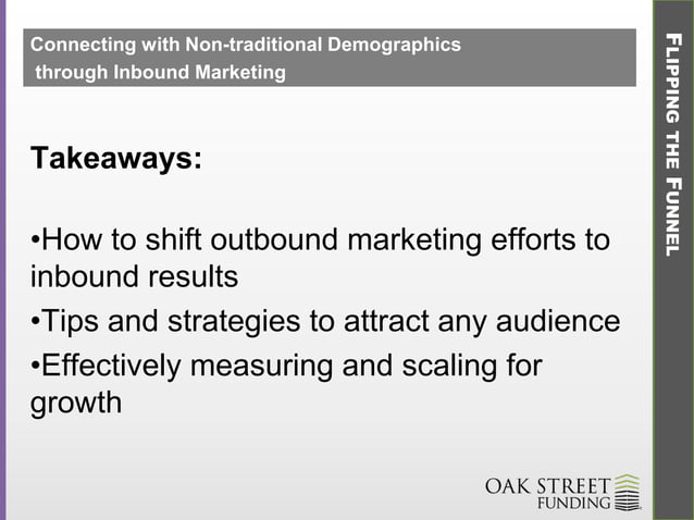 2012 MBO Conference Presentation-Carissa Newton-Flipping the Funnel | PPT