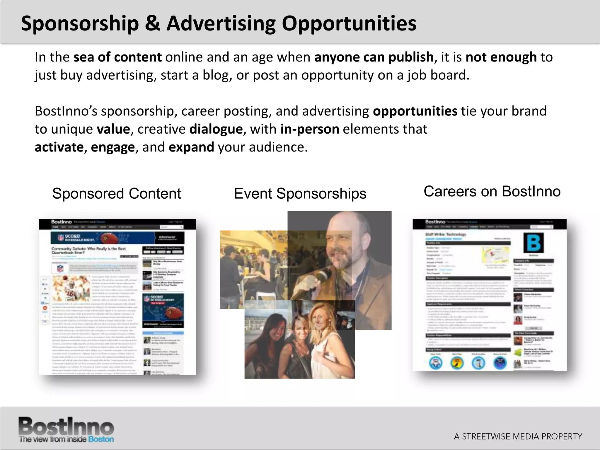 Streetwise Media: Media Ket | PPT